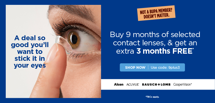 Buy Contact Lenses Online - FREE Shipping | Bupa Opical – Bupa Optical