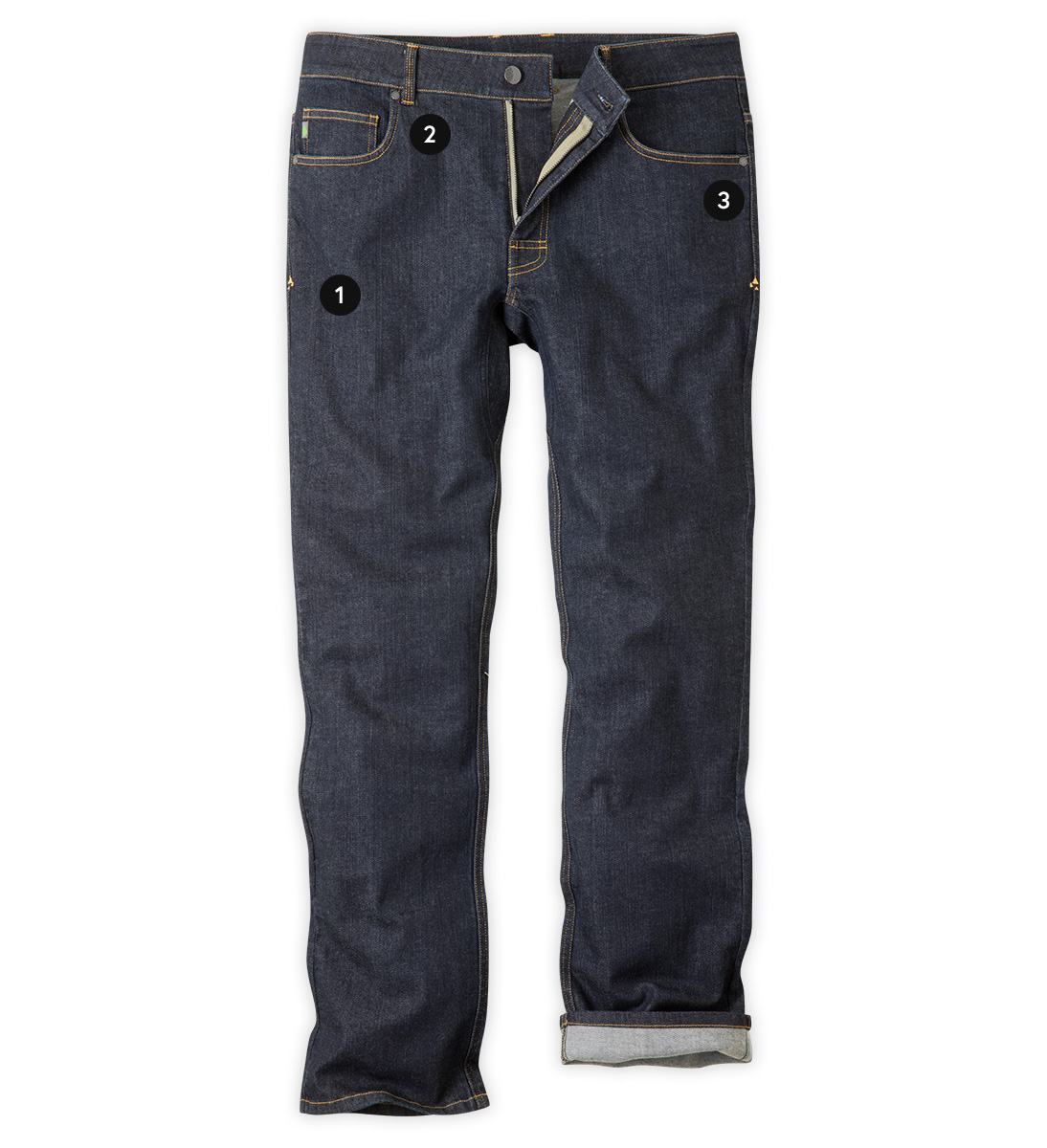Men's Rivet Jean